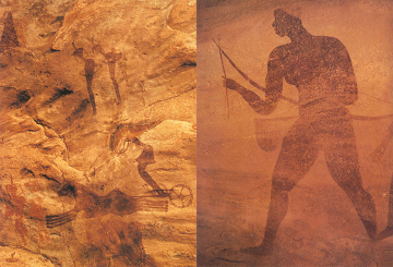 PRIMAL ART: Paintings on Rocks, Paintings on Bodies